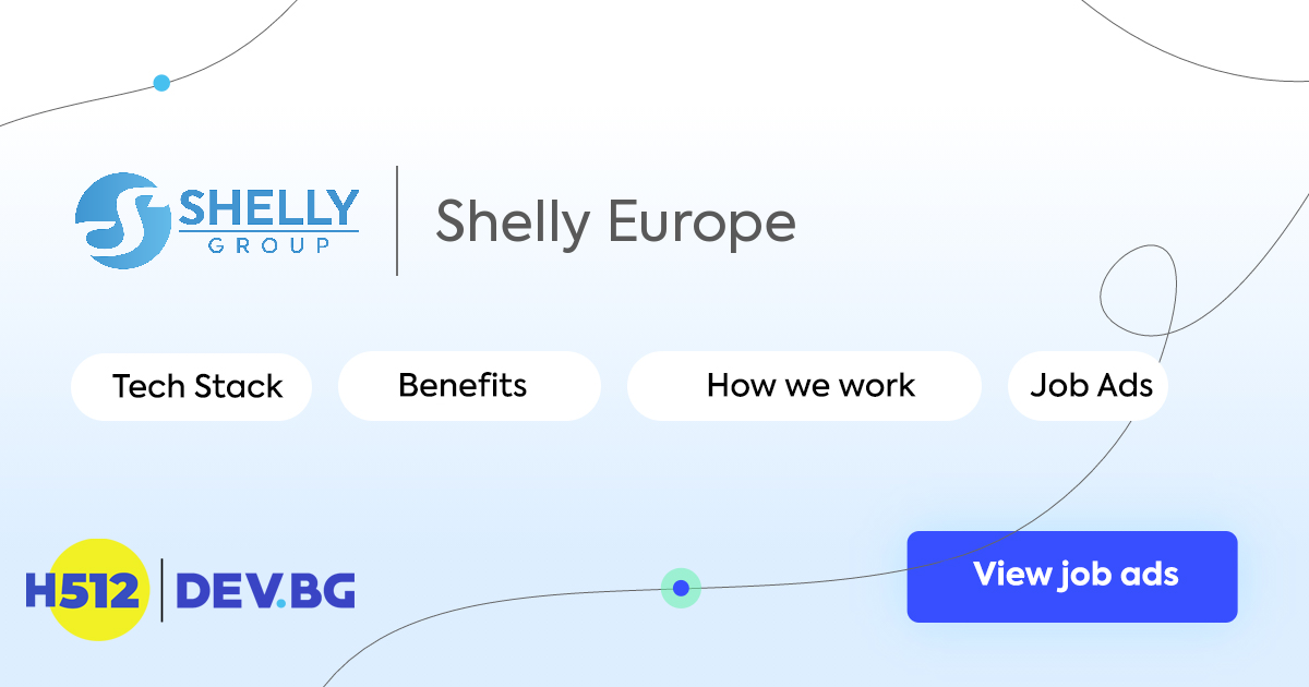 Shelly Europe – IT job ads, benefits, team and opinions